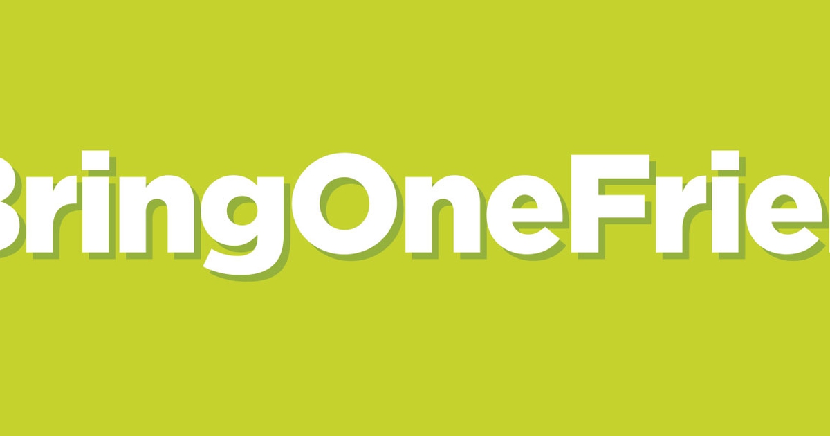 Rule of Life: Bring One Friend